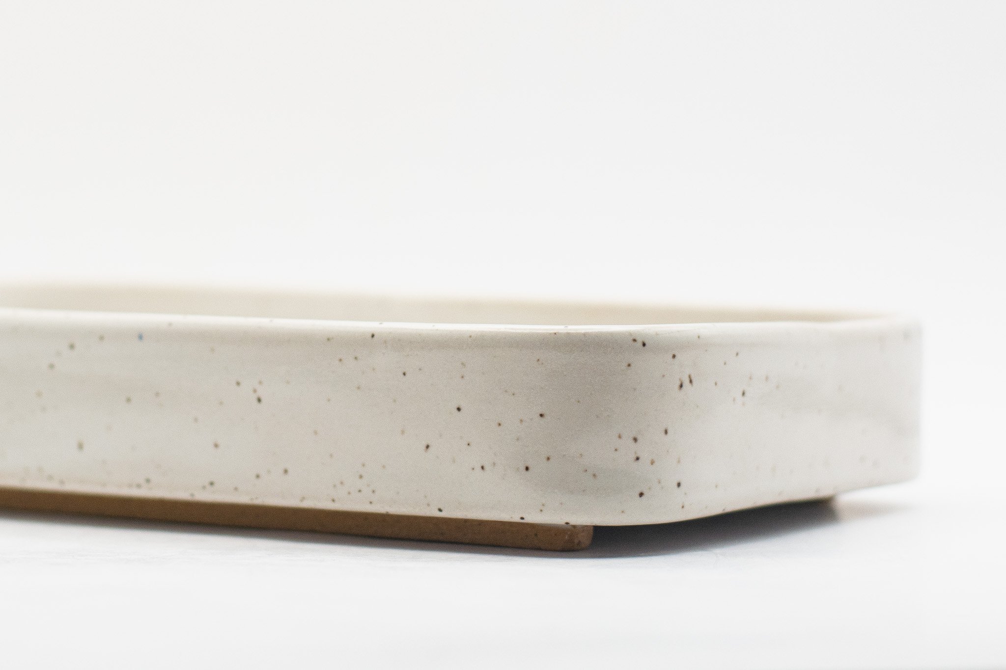 White Curved Corner Tray • Geo Design Co